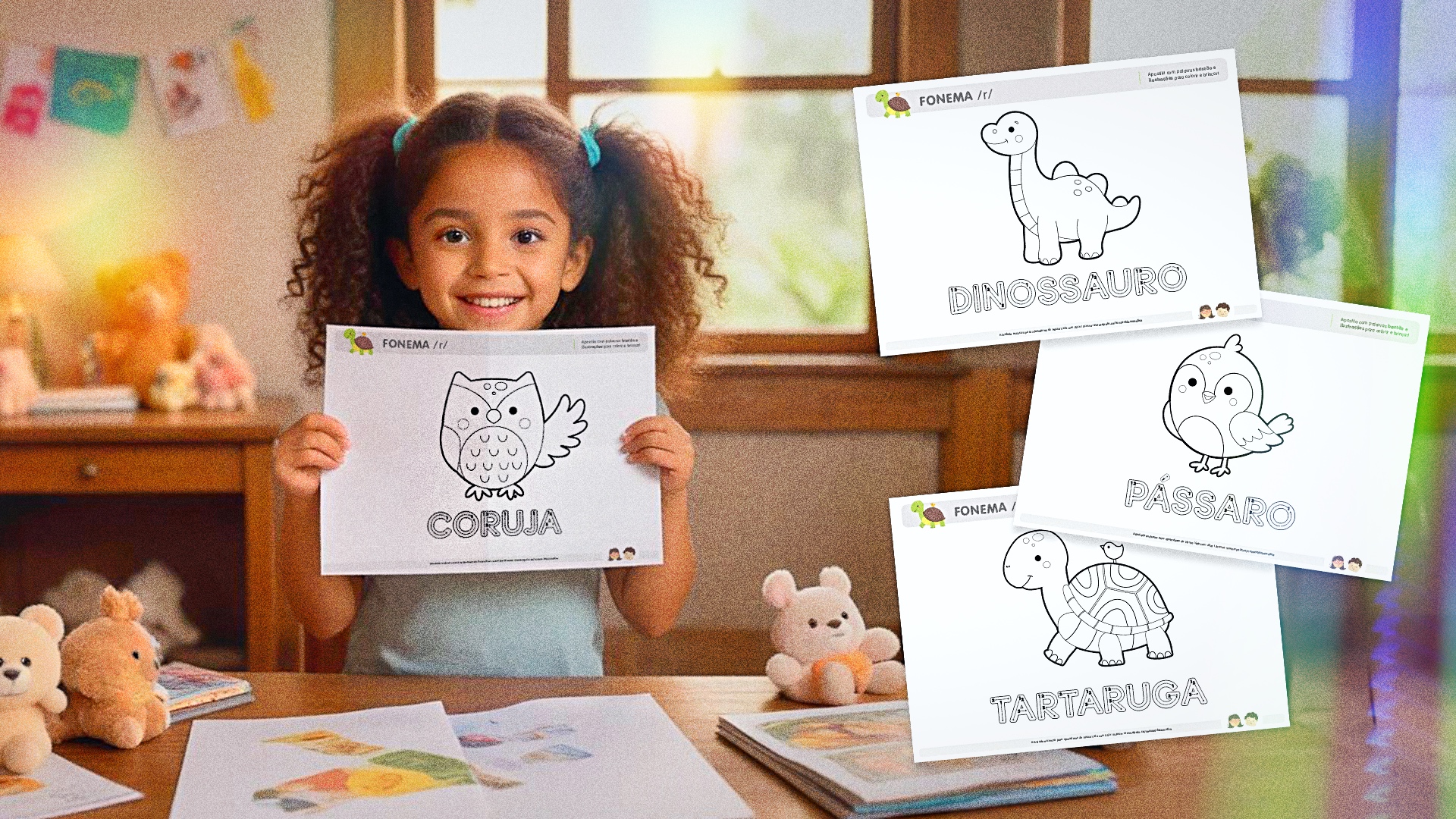 Fonema /r/ » Colorir e escrever! – Materiais Nossa vida com Alice